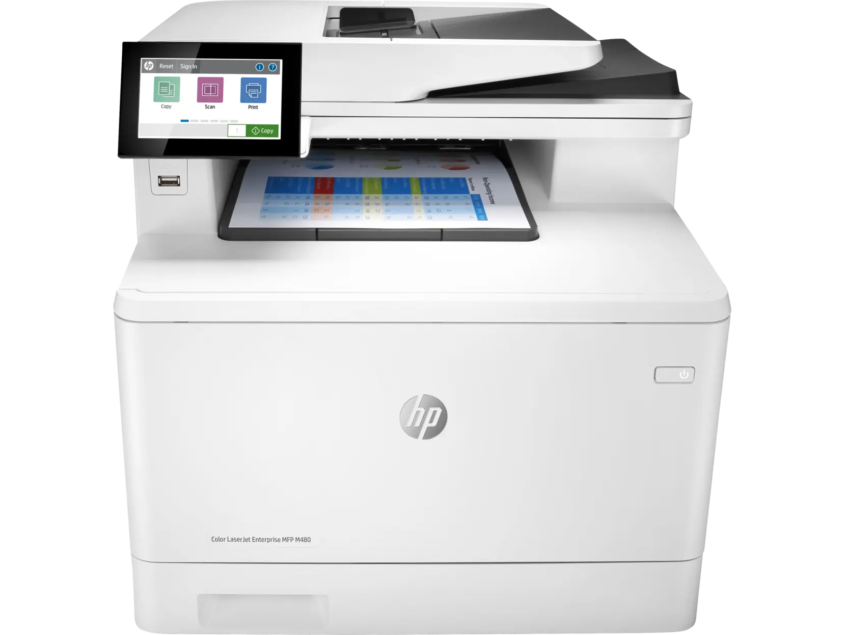 HP 3QA55A Color LaserJet Enterprise MFP M480F Printer