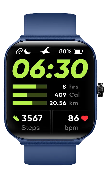 Fastrack 38095PP11 Reflex Horizon Smart Dial 1.95 Inch UltraVU Curve ...